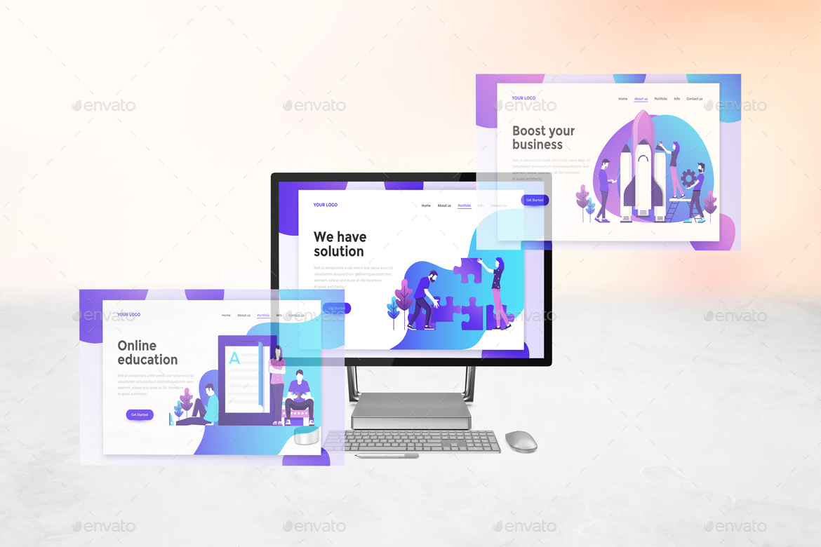 Surface Studio Mockup V.2, Graphics | GraphicRiver