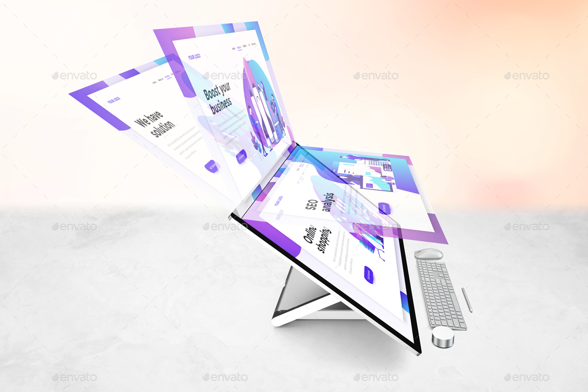 Surface Studio Mockup V.2, Graphics | GraphicRiver