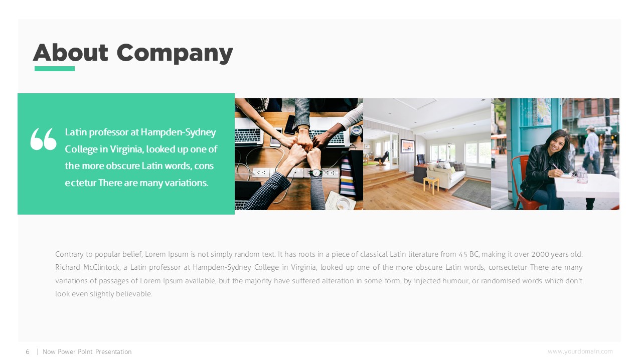 Now Power Point Presentation Template, Presentation Templates ...