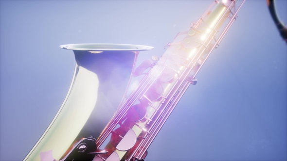 Golden Tenor Saxophone, Motion Graphics | VideoHive