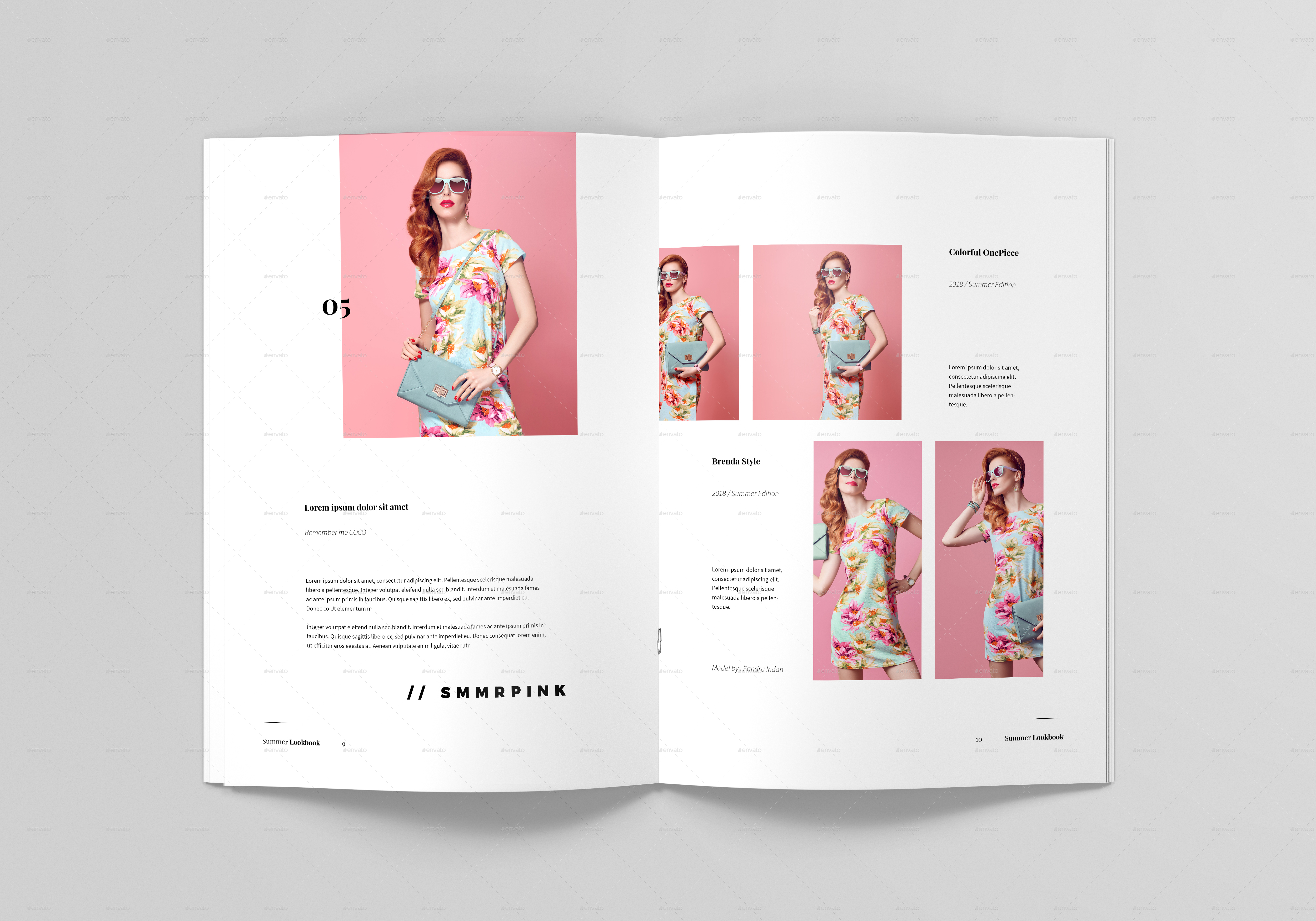 Summer Catalog / Lookbook, Print Templates | GraphicRiver