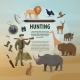 Vector Poster Hunting Concept, Vectors | GraphicRiver