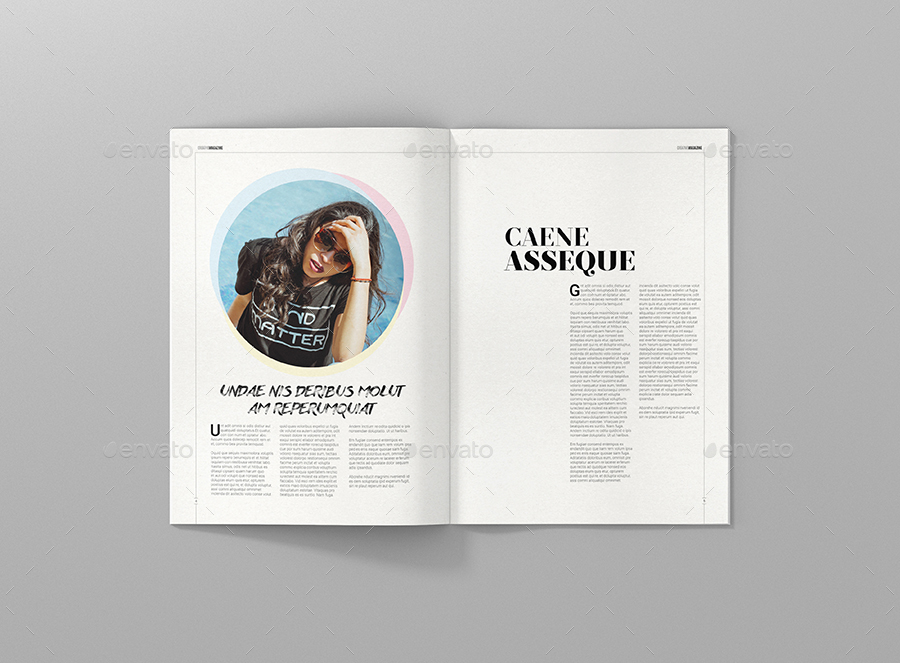 Cool Magazine Template, Print Templates | GraphicRiver