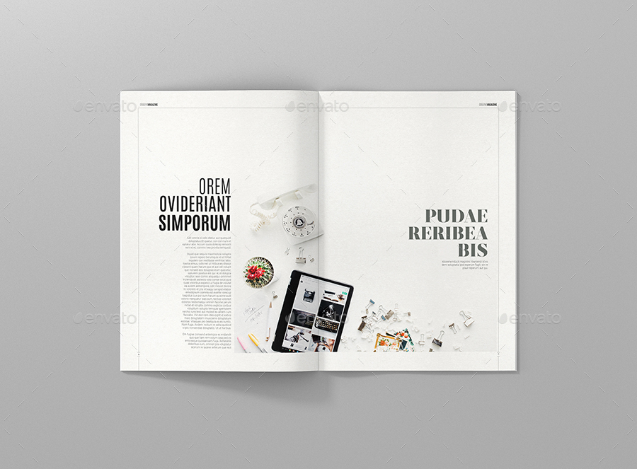 Cool Magazine Template, Print Templates | GraphicRiver