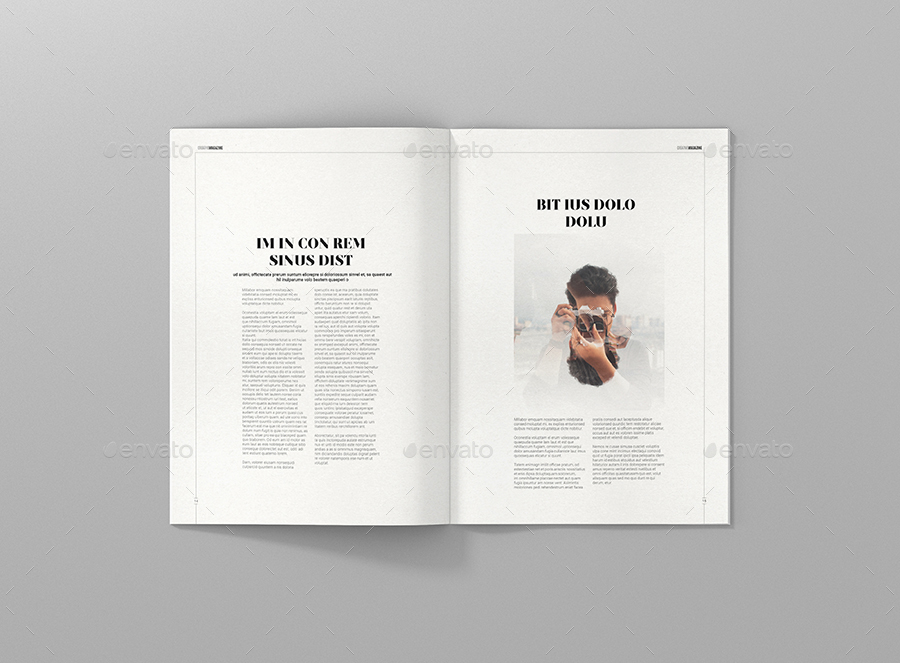 Cool Magazine Template, Print Templates | GraphicRiver