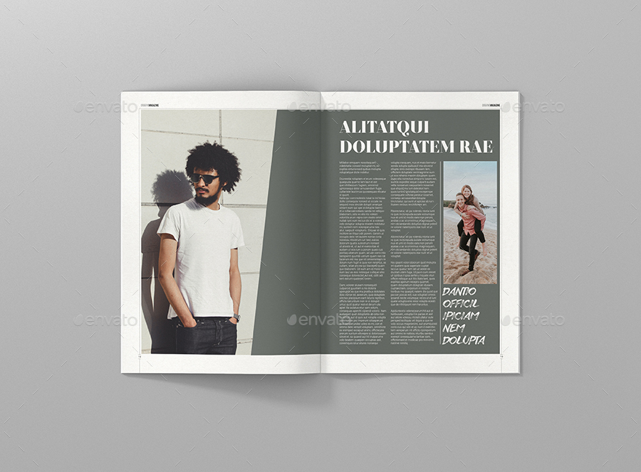 Cool Magazine Template, Print Templates | GraphicRiver