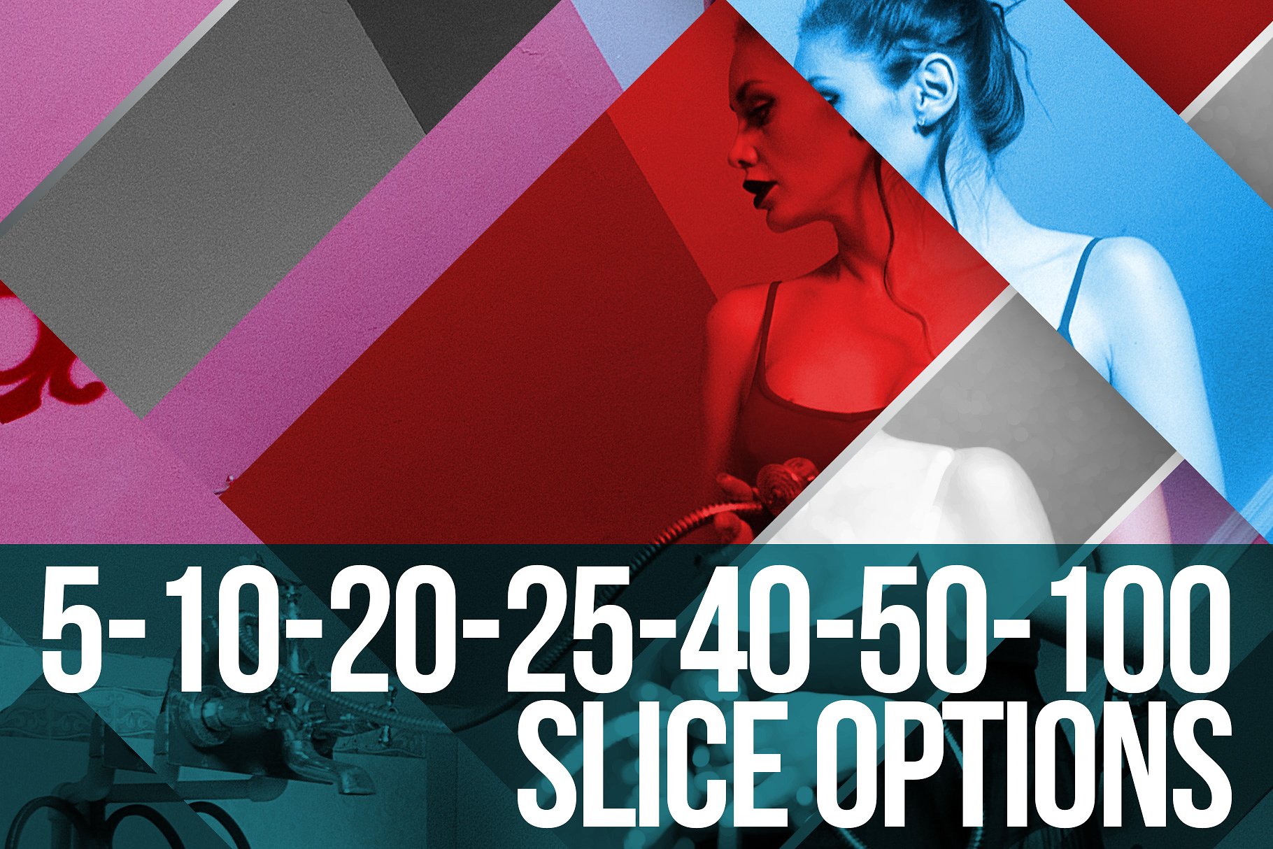 Diagonal Cut Actions for Photoshop, Add-ons | GraphicRiver