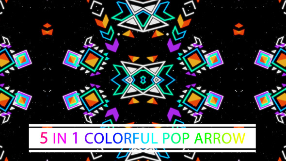 Colorful Pop Arrow, Motion Graphics | VideoHive