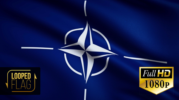 Nato Flag by bourjart | VideoHive