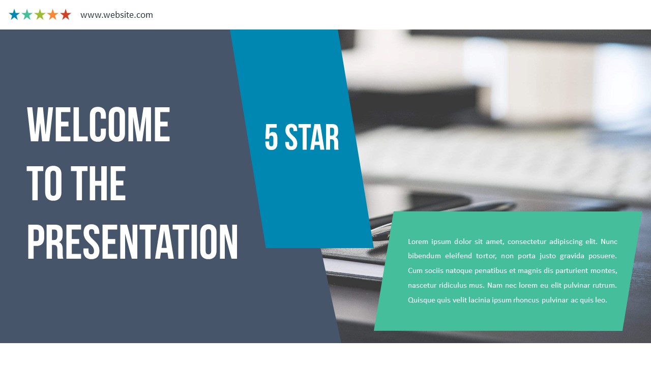5 Star Powerpoint Presentation Template, Presentation Templates ...