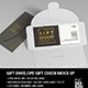 Gift Envelope Invitation Gift Check Mockup, Graphics | GraphicRiver