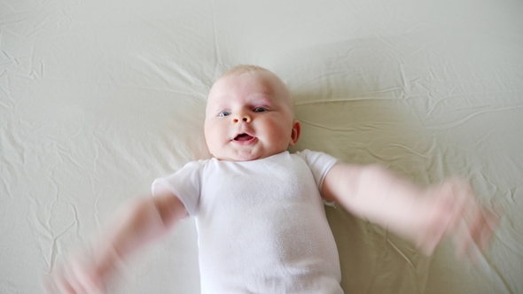Laughing Little Baby, Stock Footage | VideoHive