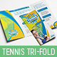 Tennis Tri-Fold Brochure Template, Print Templates | GraphicRiver
