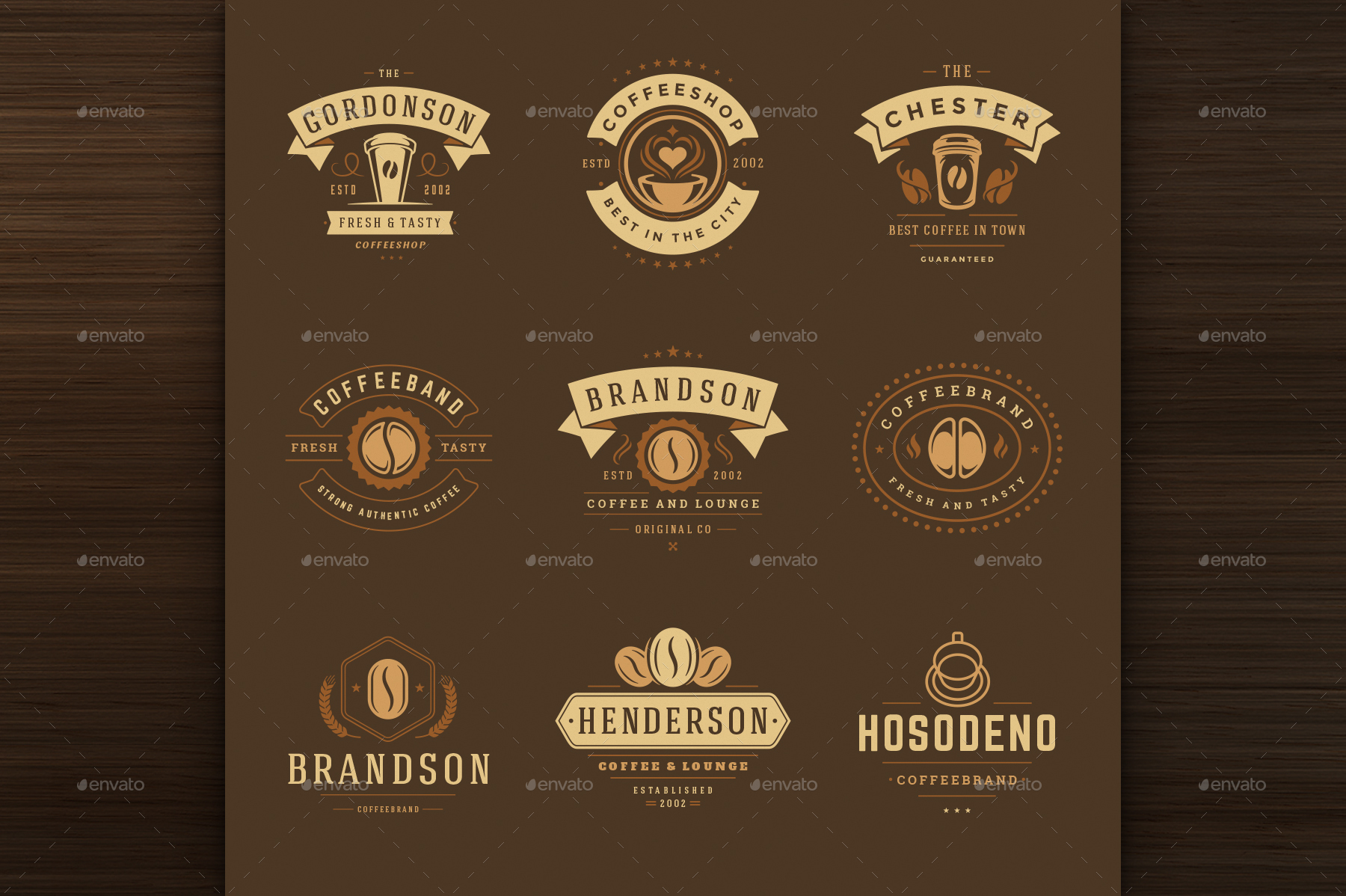 36 Coffee Logos and Badges, Web Elements | GraphicRiver
