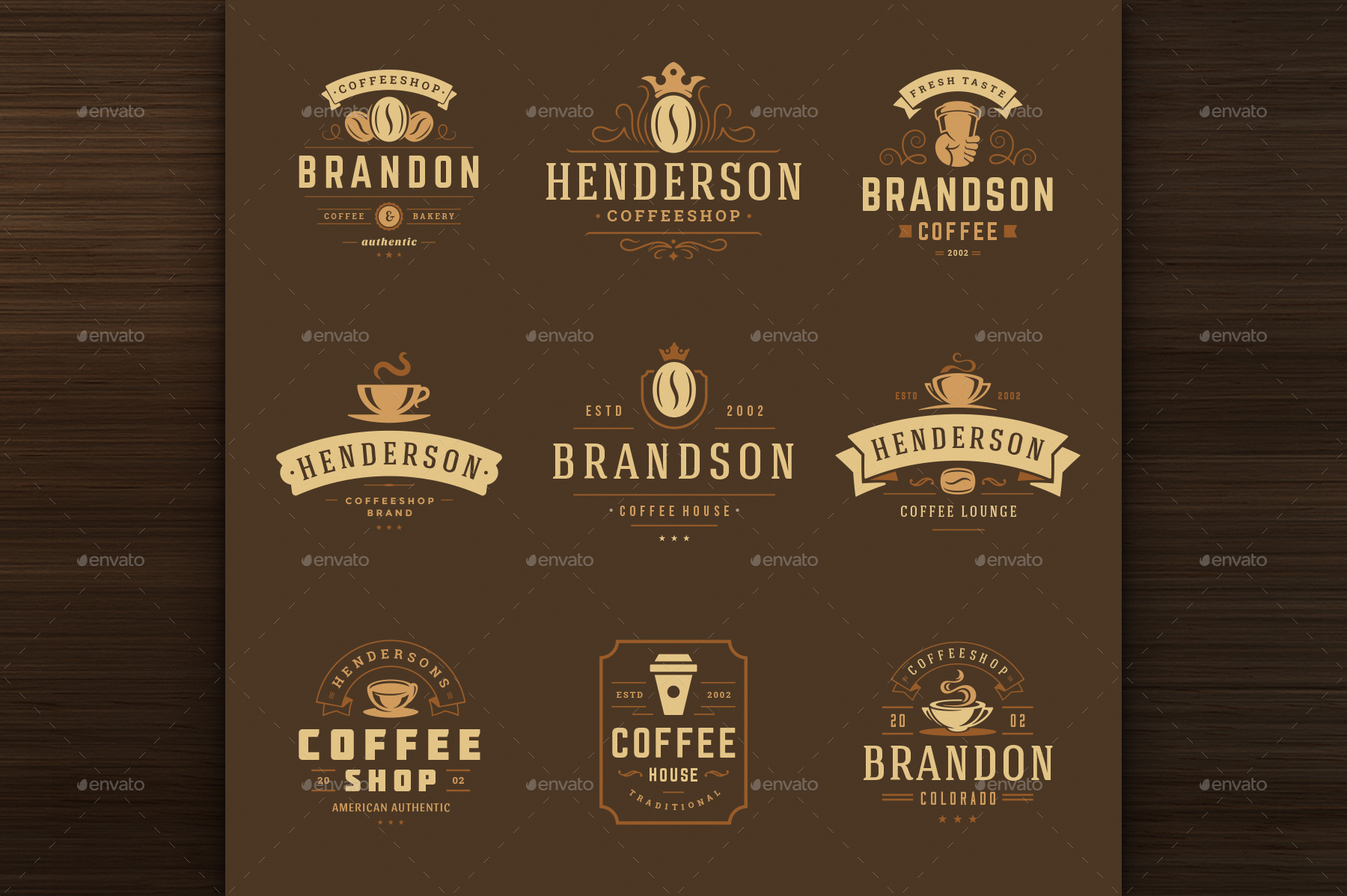 36 Coffee Logos and Badges, Web Elements | GraphicRiver