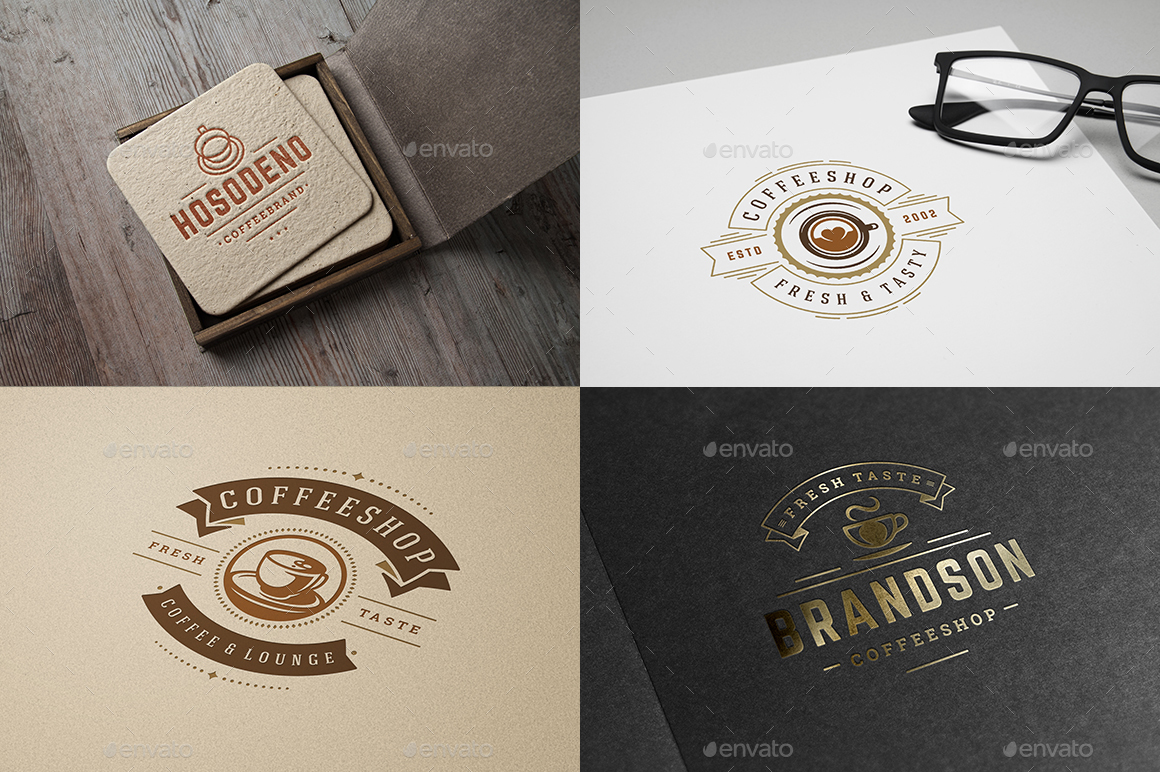 36 Coffee Logos and Badges, Web Elements | GraphicRiver