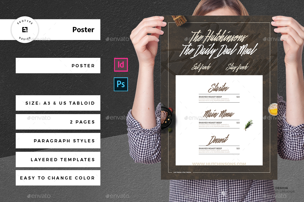 Restaurant Menu Bundle, Print Templates | GraphicRiver