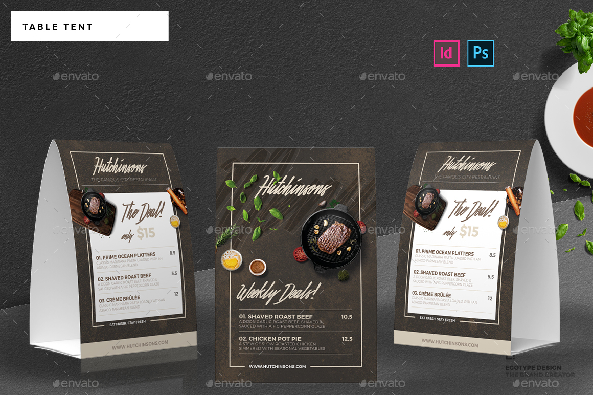 Restaurant Menu Bundle, Print Templates | GraphicRiver