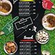 Football Bar Menu, Print Templates | GraphicRiver
