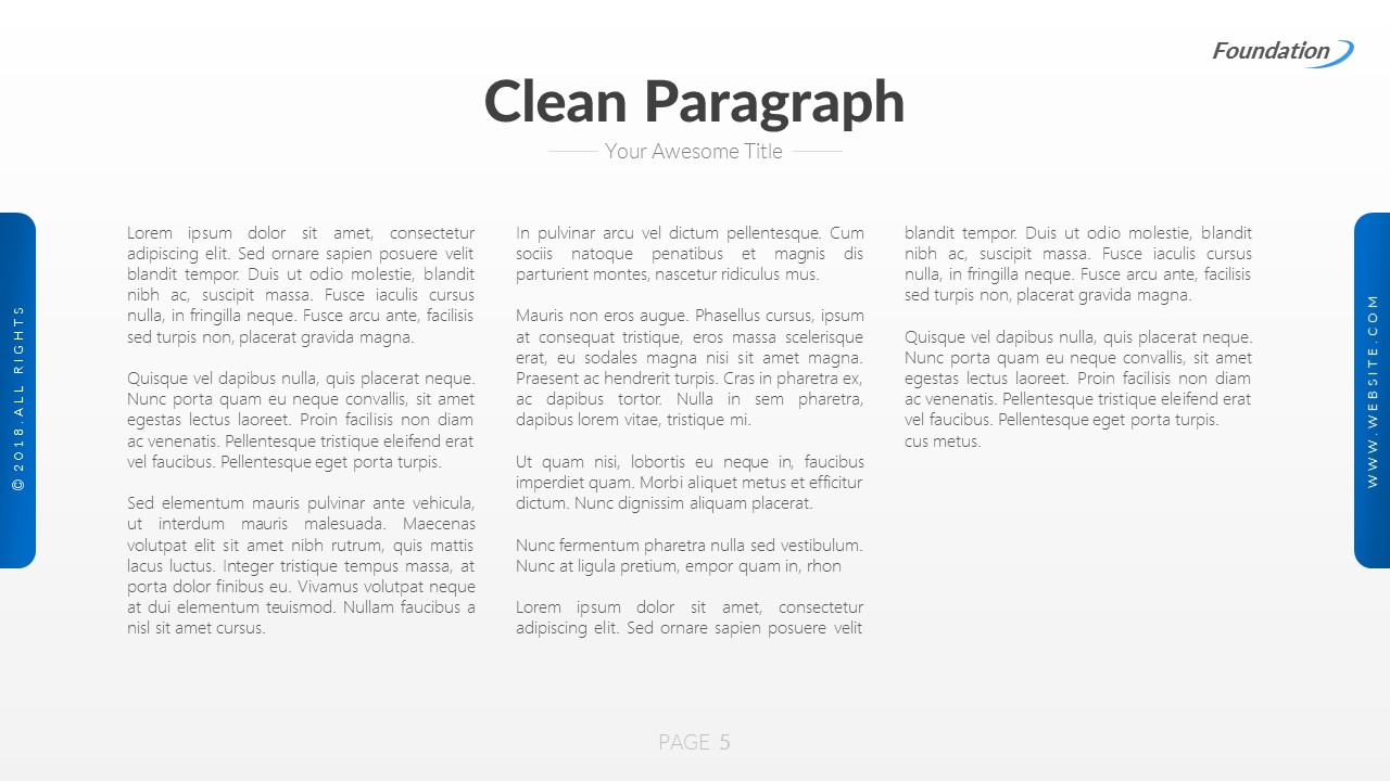 Foundation Premium Presentation Template, Presentation Templates ...