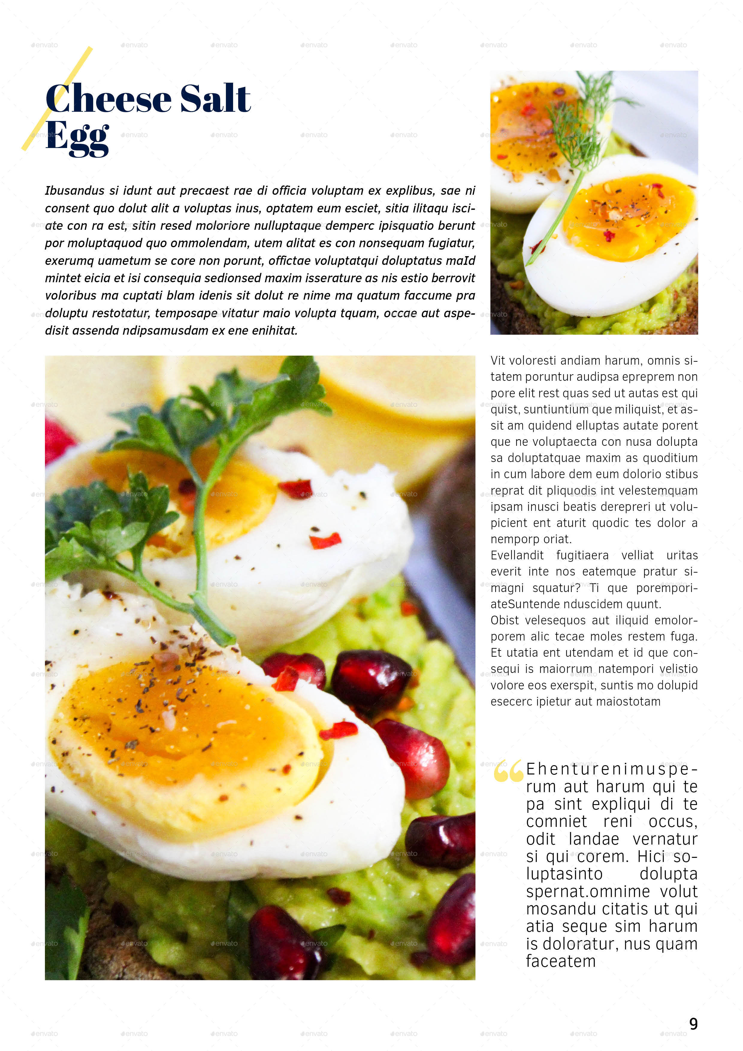 Culinary Inspiration Indesign Template, Print Templates | GraphicRiver