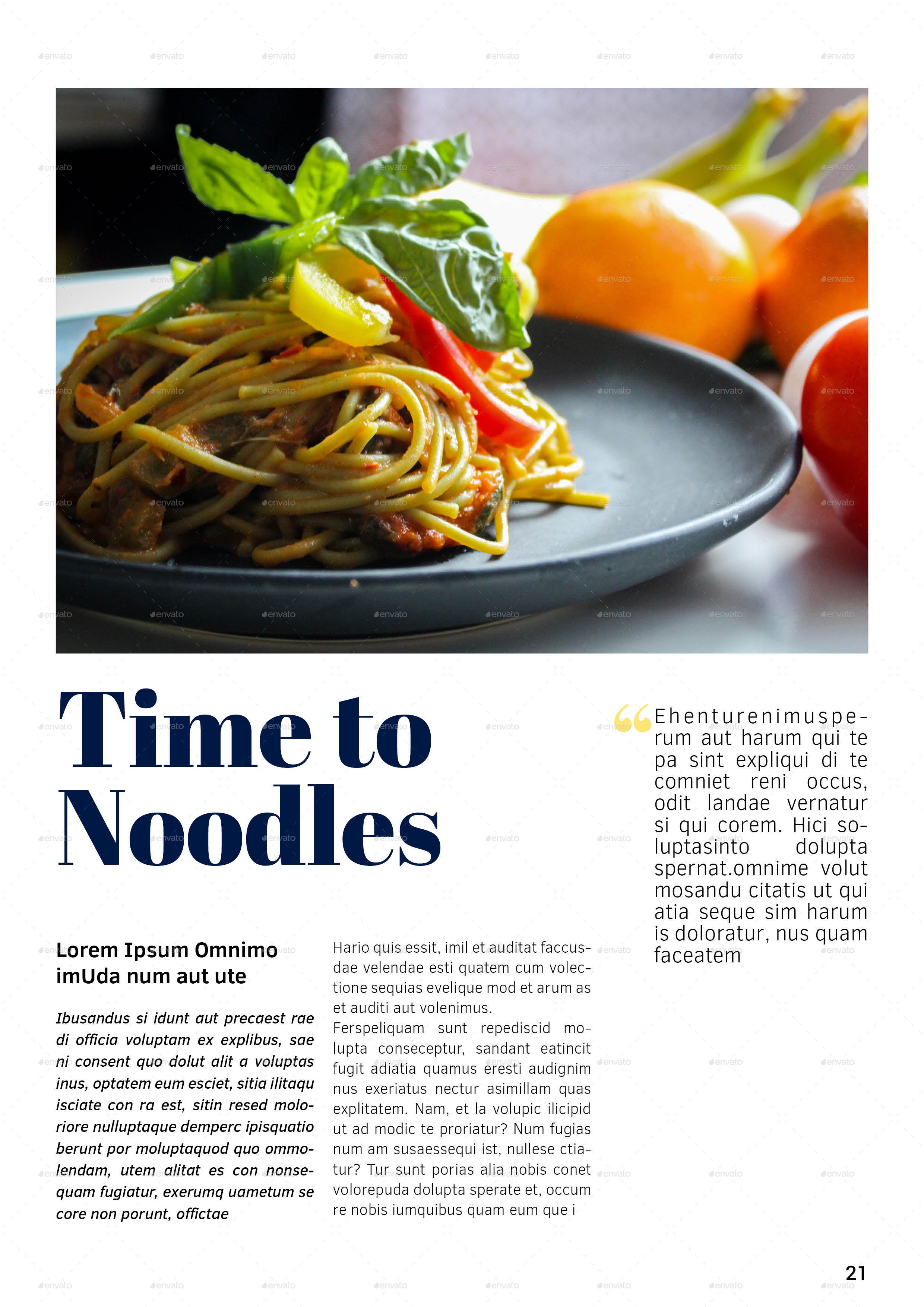 Culinary Inspiration Indesign Template, Print Templates | GraphicRiver
