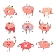Cartoon Brain Characters, Vectors | GraphicRiver