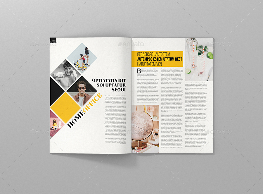 Modern Magazine Template, Print Templates | GraphicRiver