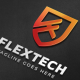 Flextech - Shield F Letter Logo, Logo Templates | GraphicRiver