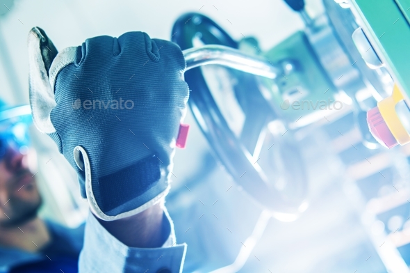 Machine Operator Closeup Stock Photo by duallogic | PhotoDune
