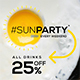 Sun Party Flyer Template, Print Templates | GraphicRiver