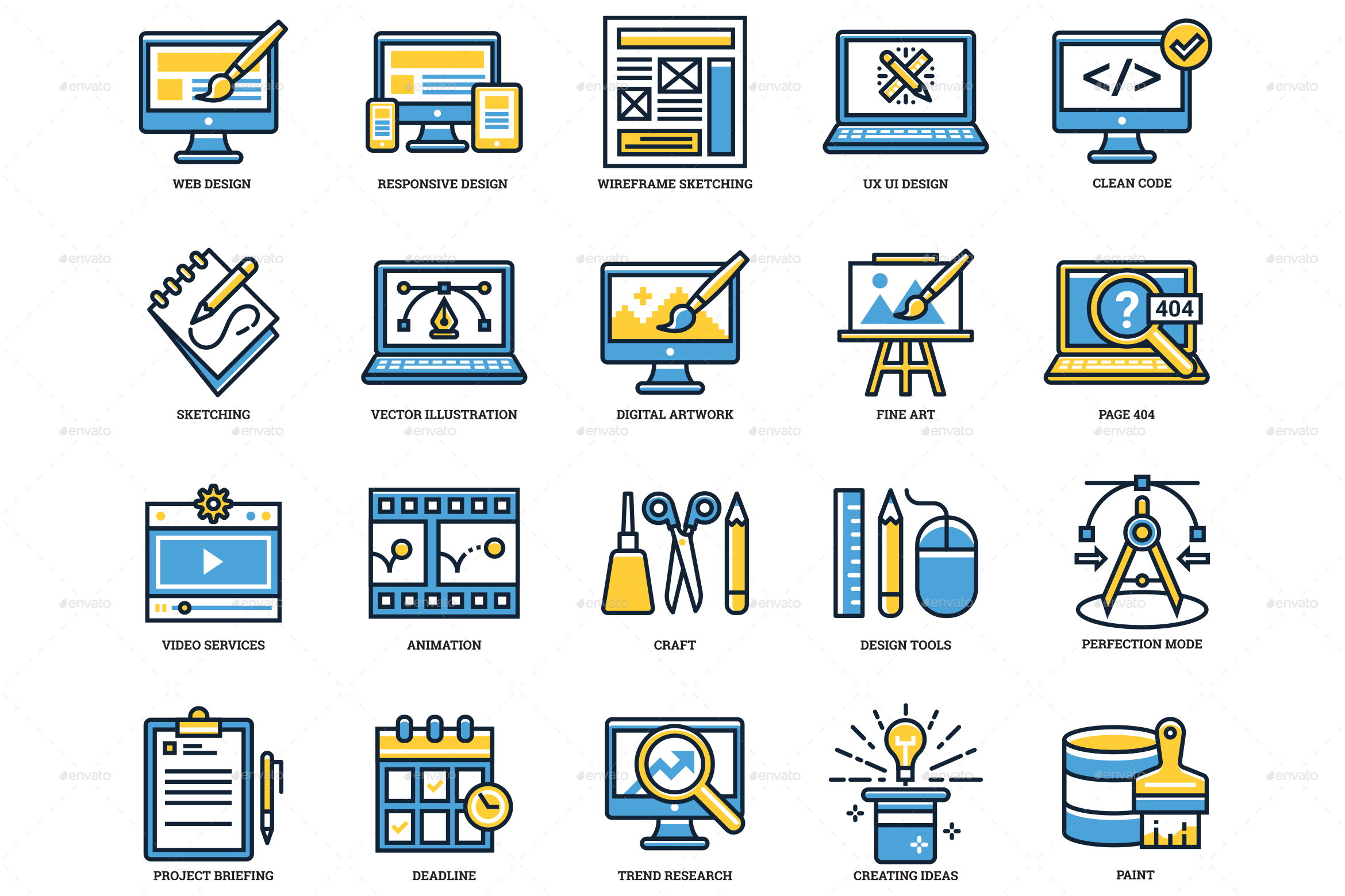 Design Icons, Icons | GraphicRiver