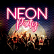 Neon Party, Print Templates | GraphicRiver