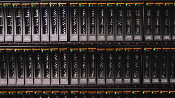 Working Equipment in the Data Center, Stock Footage | VideoHive