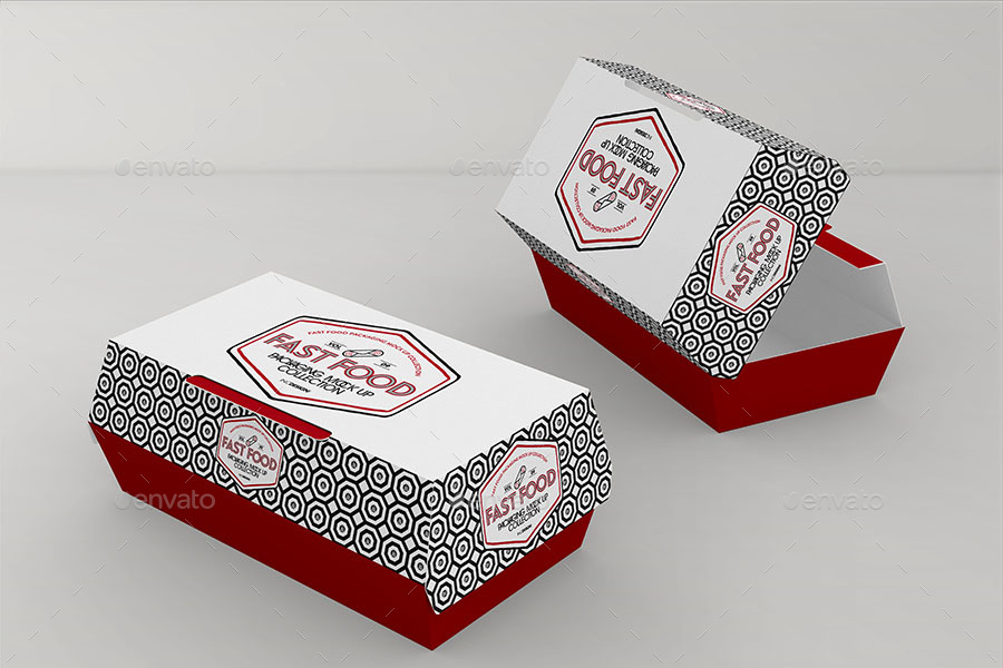 Fast Food Boxes Vol.9: Take Out Packaging Mock Ups, Graphics | GraphicRiver