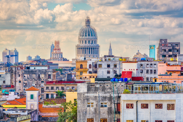 Havana, Cuba Skyline Stock Photo by SeanPavone | PhotoDune