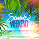 Summer Weekend Flyer, Print Templates | GraphicRiver