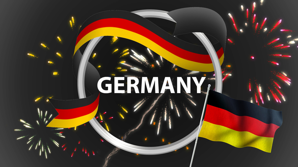 Germany Flag (Independence Day Package), Motion Graphics | VideoHive