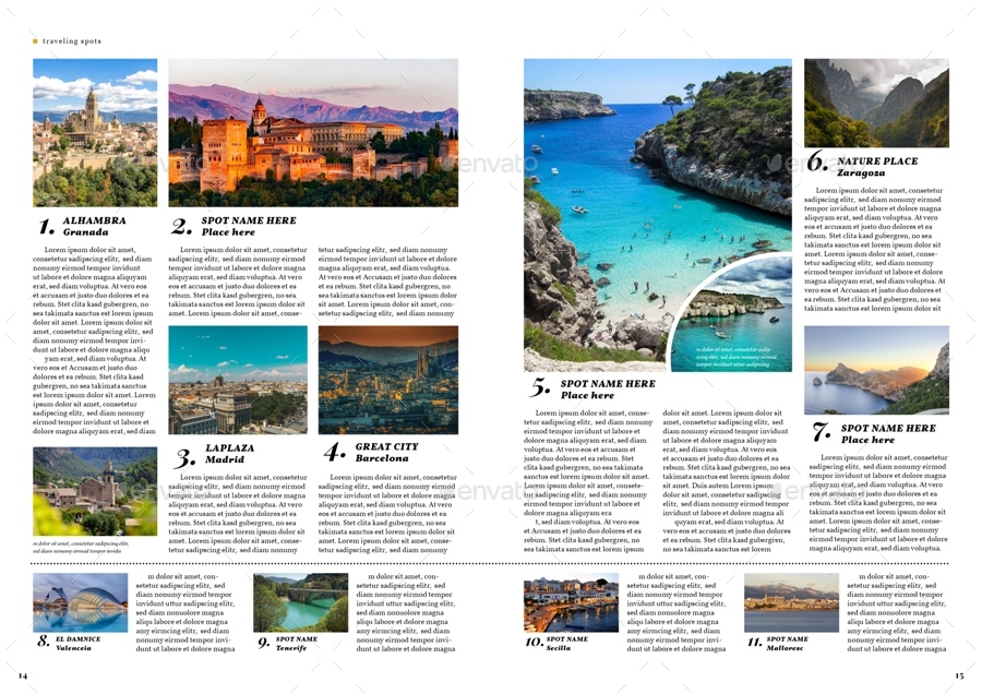 Traveling Magazine Vol. 03 by siroolee | GraphicRiver