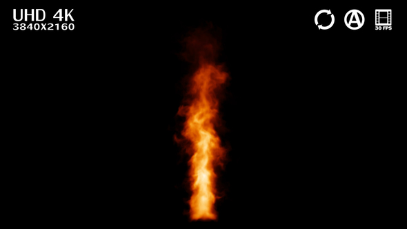 Fire Loop 4K, Motion Graphics | VideoHive