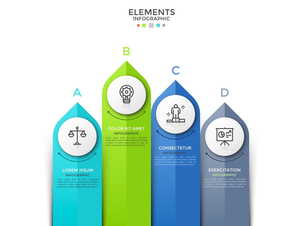 Infographic Solutions. Powerpoint Template, Presentation Templates