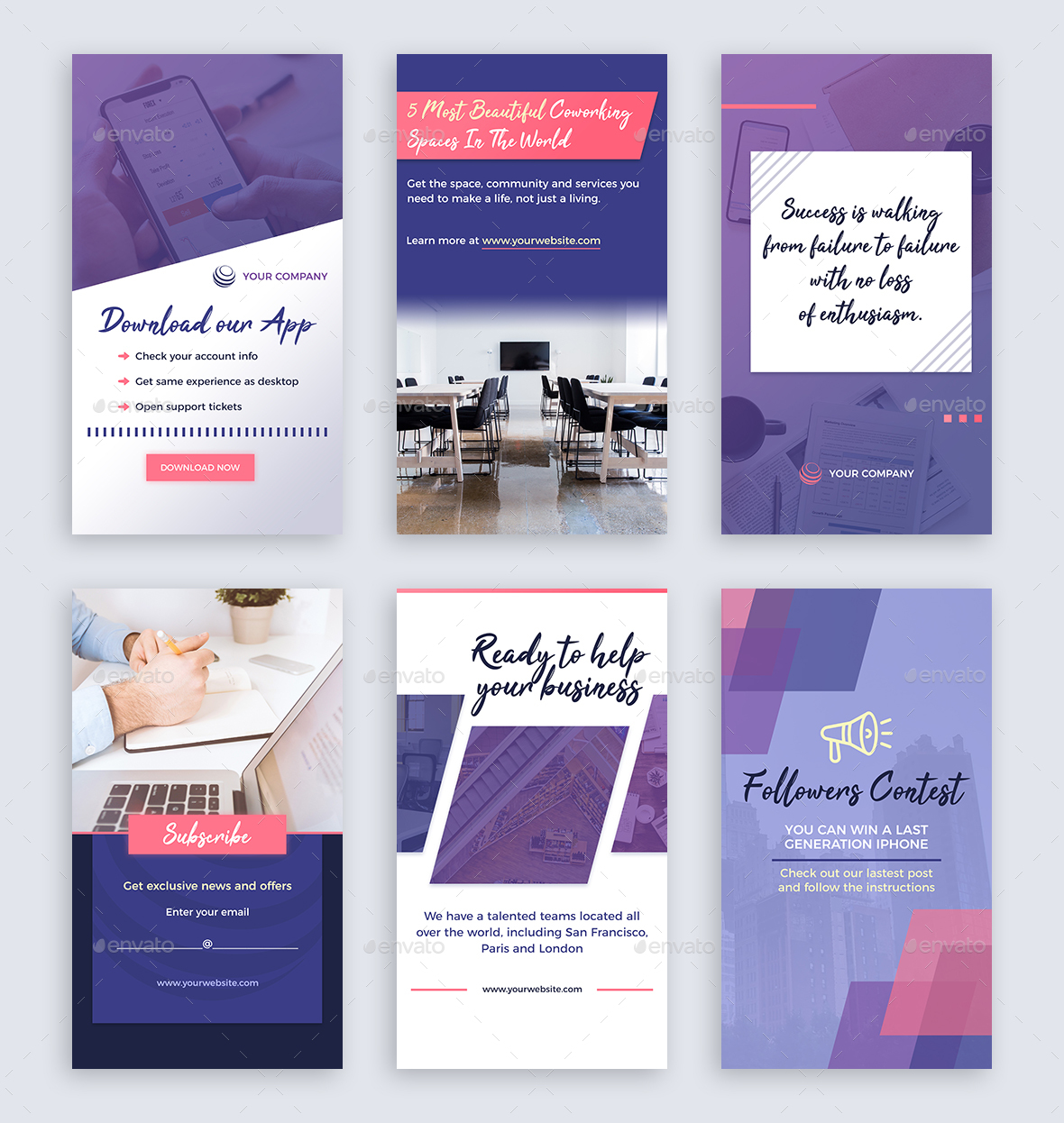 Instagram Stories Bundle, Web Elements | GraphicRiver