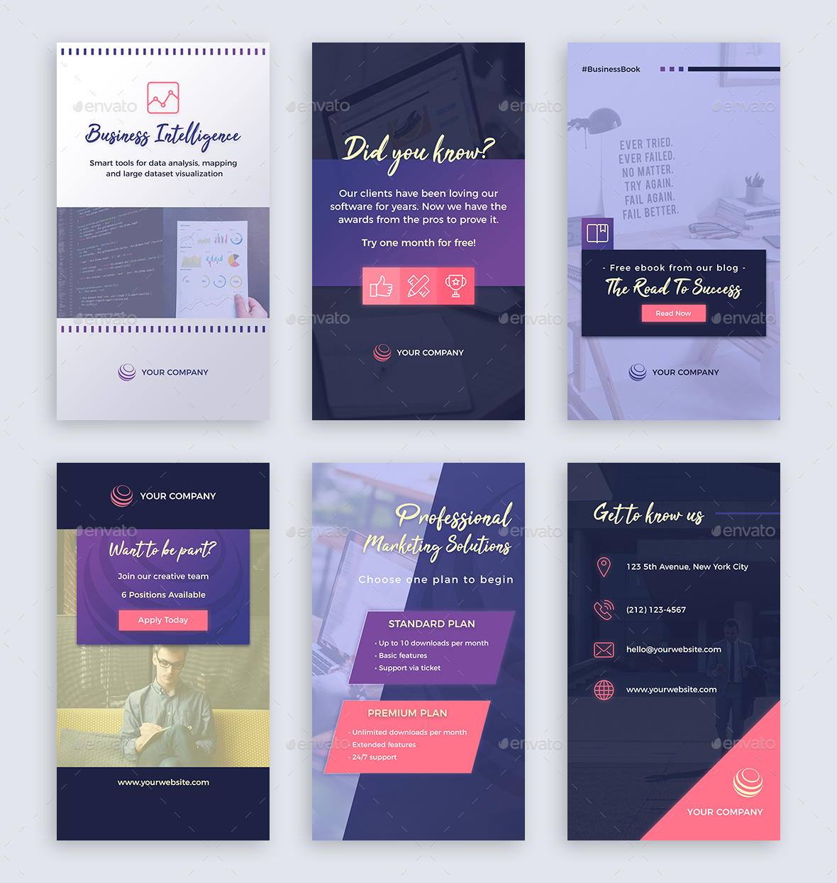 Instagram Stories Bundle, Web Elements | GraphicRiver