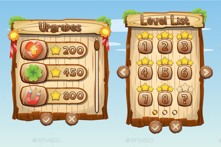 Jump Game UI, Game Assets | GraphicRiver