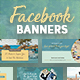 Facebook Banners, Web Elements | GraphicRiver