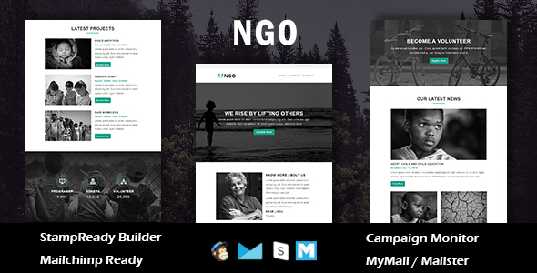NGO - Charity Multipurpose Responsive Email Template With Online ...
