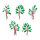 Set of tree symbols, Vectors | GraphicRiver