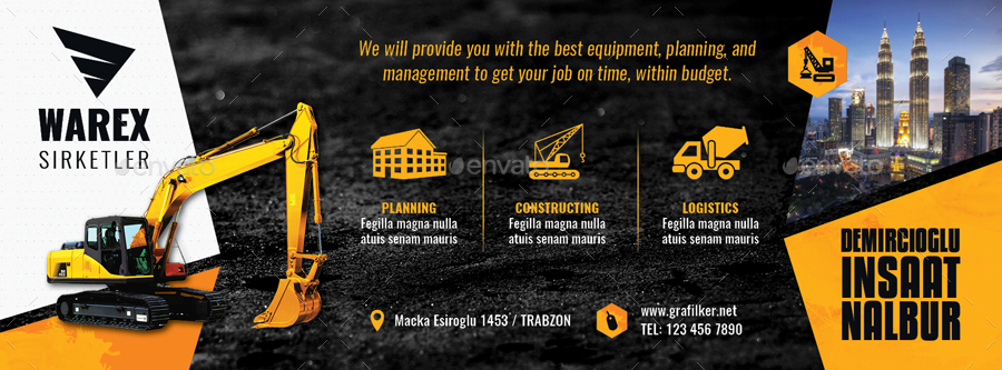 Construction Bundle Templates, Print Templates | GraphicRiver