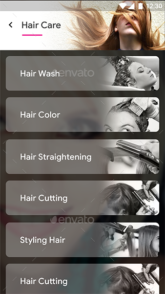 Salon Appointment Booking App UI Kit| Beauty Parlor App UI Kit| Makeup ...