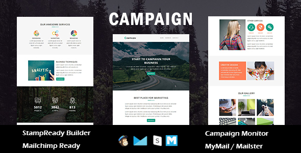 Campaign - Multipurpose Responsive Email Template with Stamp Ready ...